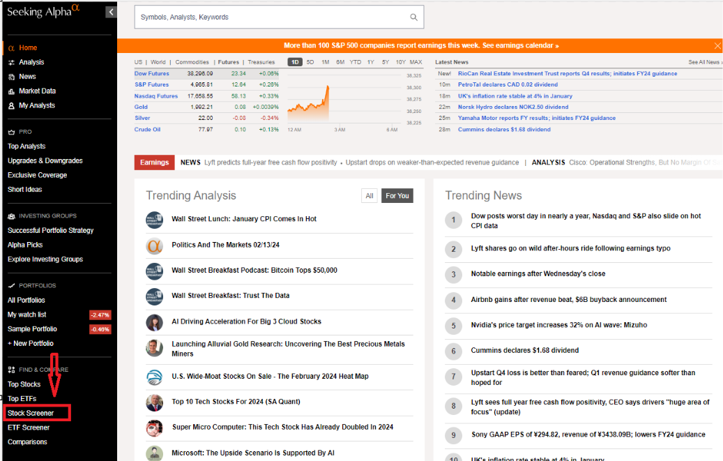 How to Use Our Advanced Filters to Create a Customized Stock Screener?