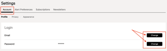 How Do I Change My Password and/or Email?