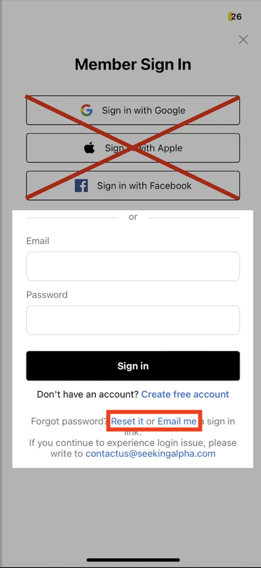How Do I Sign In to the App (Android/iOS) if I Don’t Remember My Password?