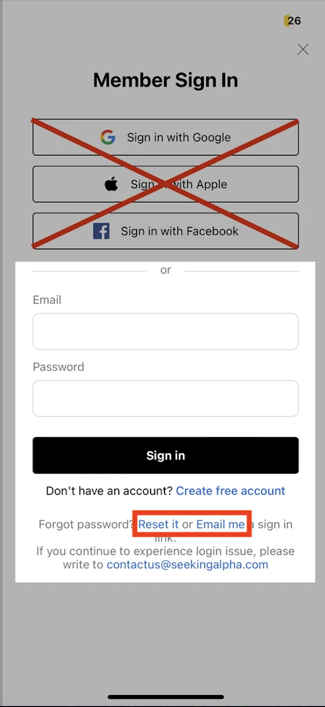 How Do I Sign In to the App (Android/iOS) if I Don’t Remember My Password?
