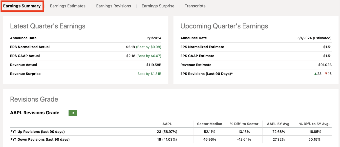 What Is the “Earnings” Tab and How Do I Use It?