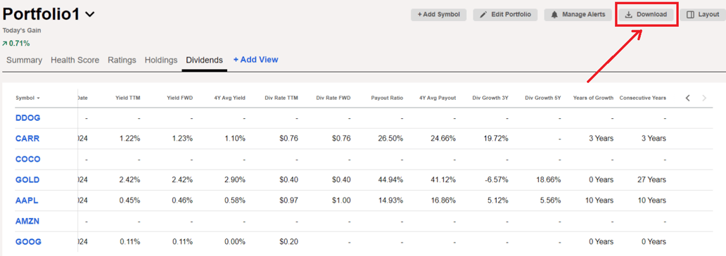 How Can I Export or Download My Portfolio?