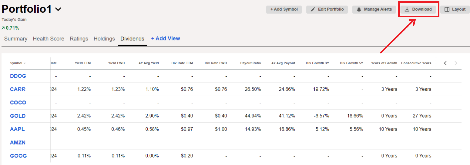 How Can I Export or Download My Portfolio?